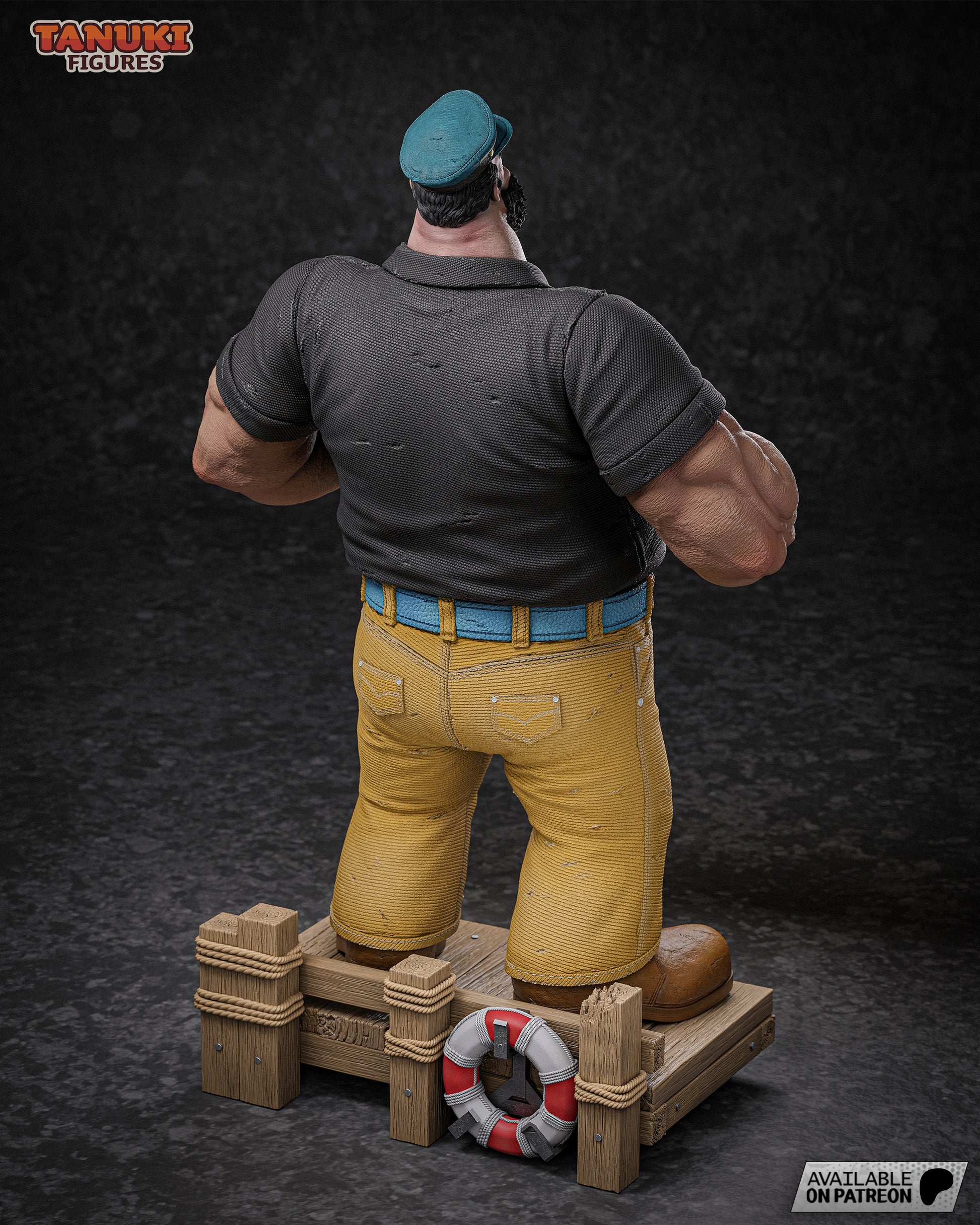 Bluto - Popeye - 1:6 Scale, Bust – Dungeon Master Minis
