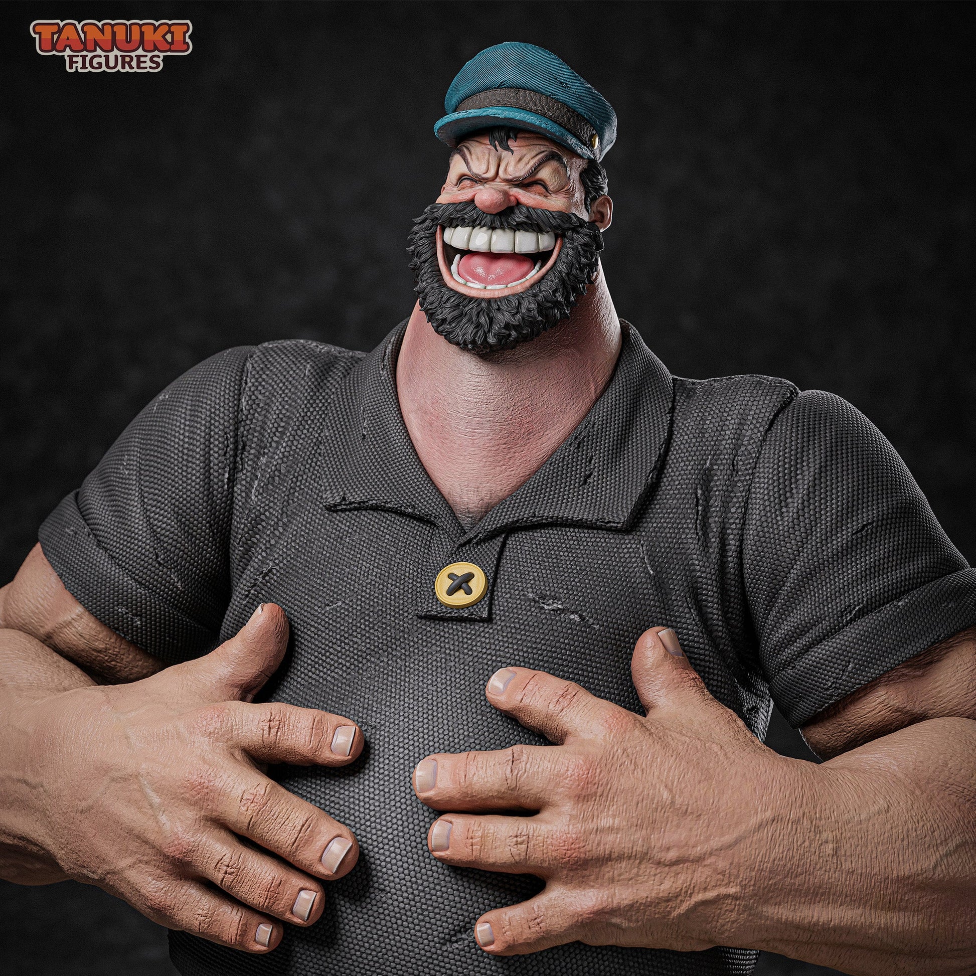 Bluto - Popeye - 1:6 Scale, Bust – Dungeon Master Minis