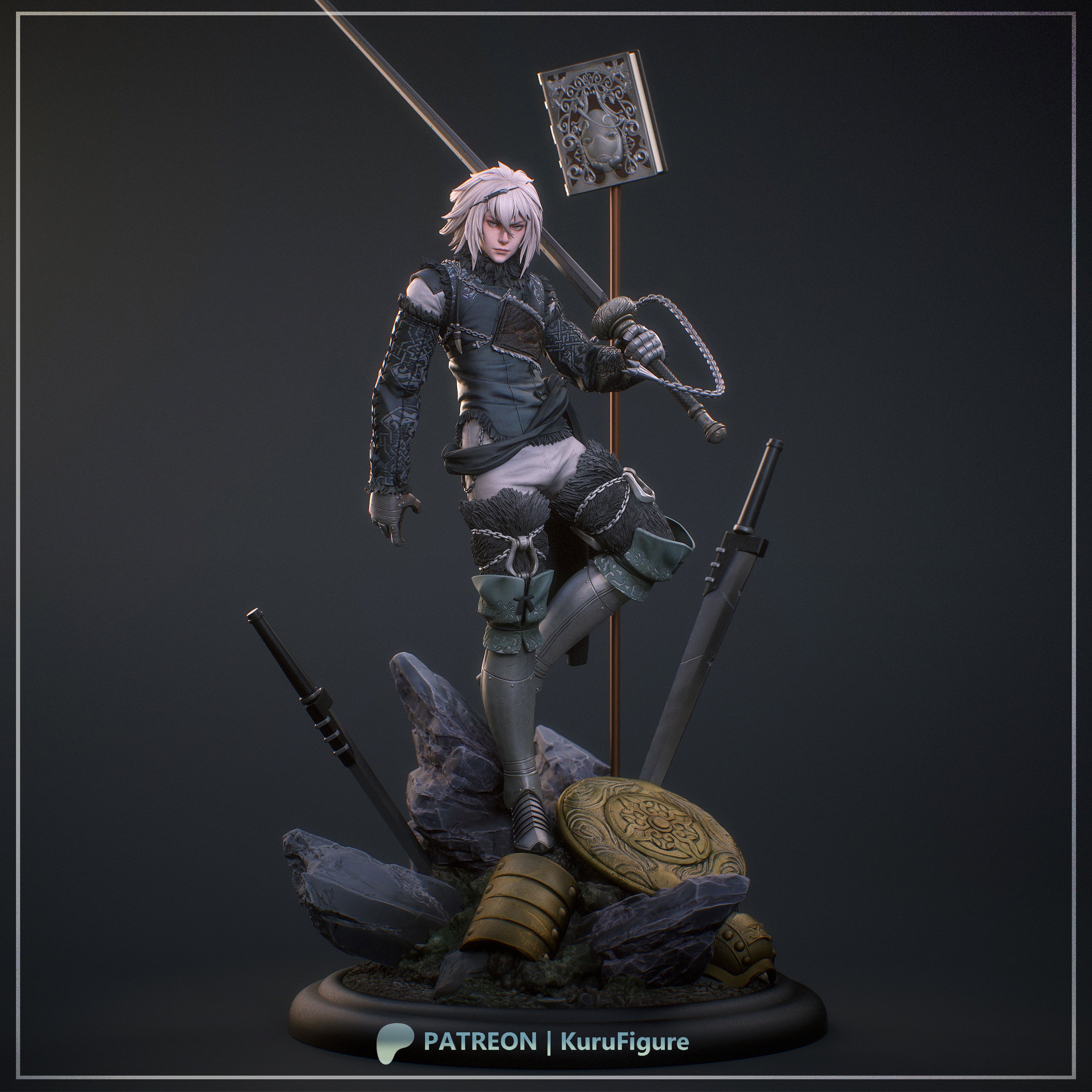 Brother Nier - Nier Automata - 1:7 Scale Figure – Dungeon Master Minis