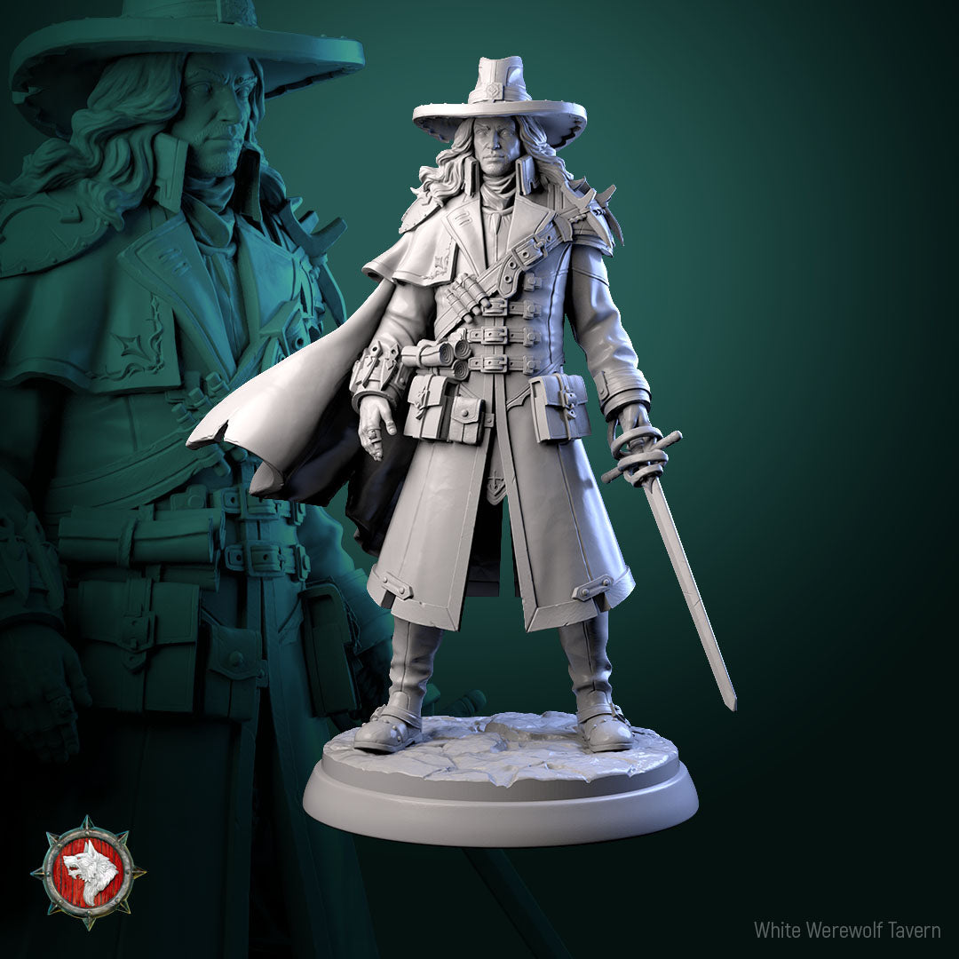 Vampire Hunter Gabriel – Human Monster Slayer Miniature & Bust ...