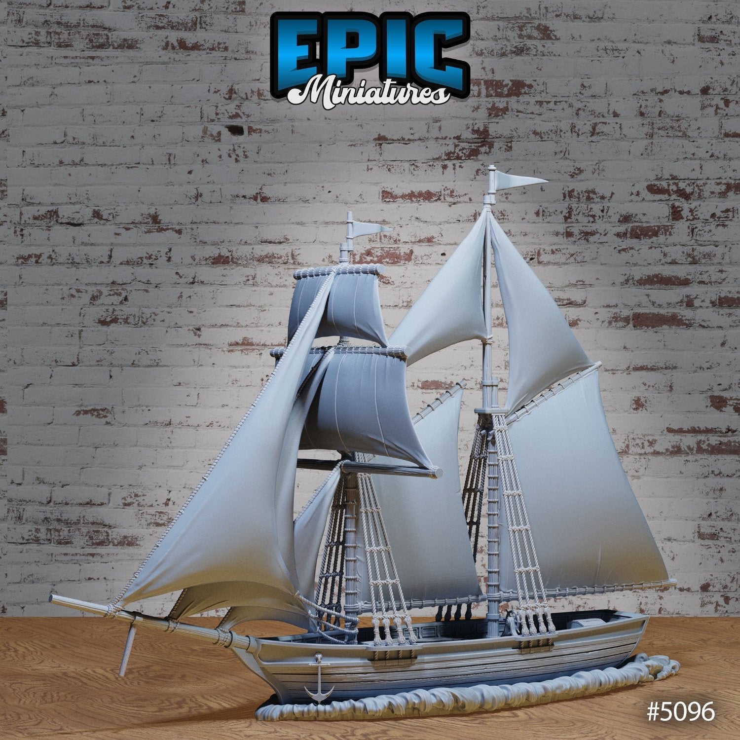 Sailing Ship - Golden Rose – Dungeon Master Minis