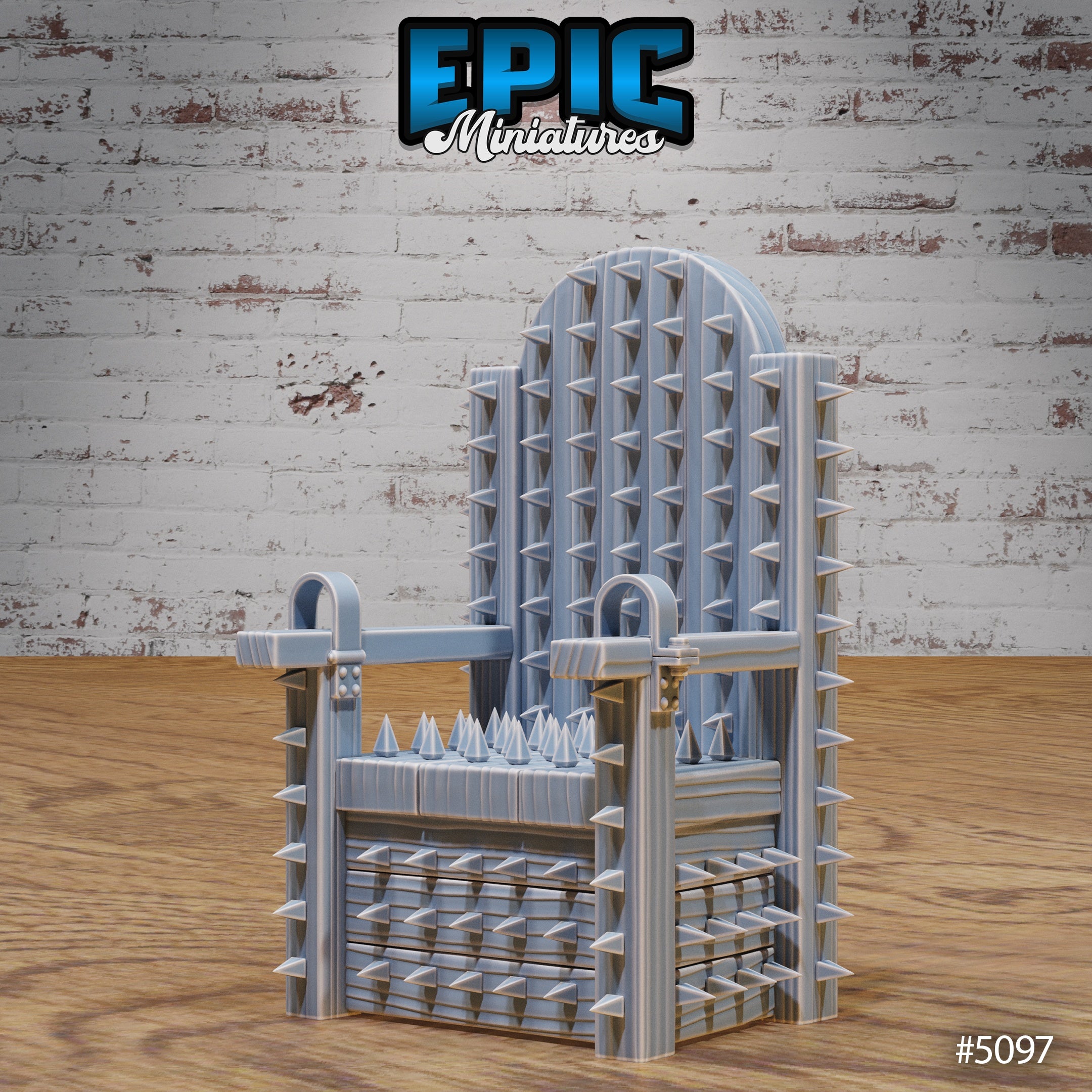 Spiked Chair – Medieval Jail Cells & Torture Devices – Dungeon Master Minis