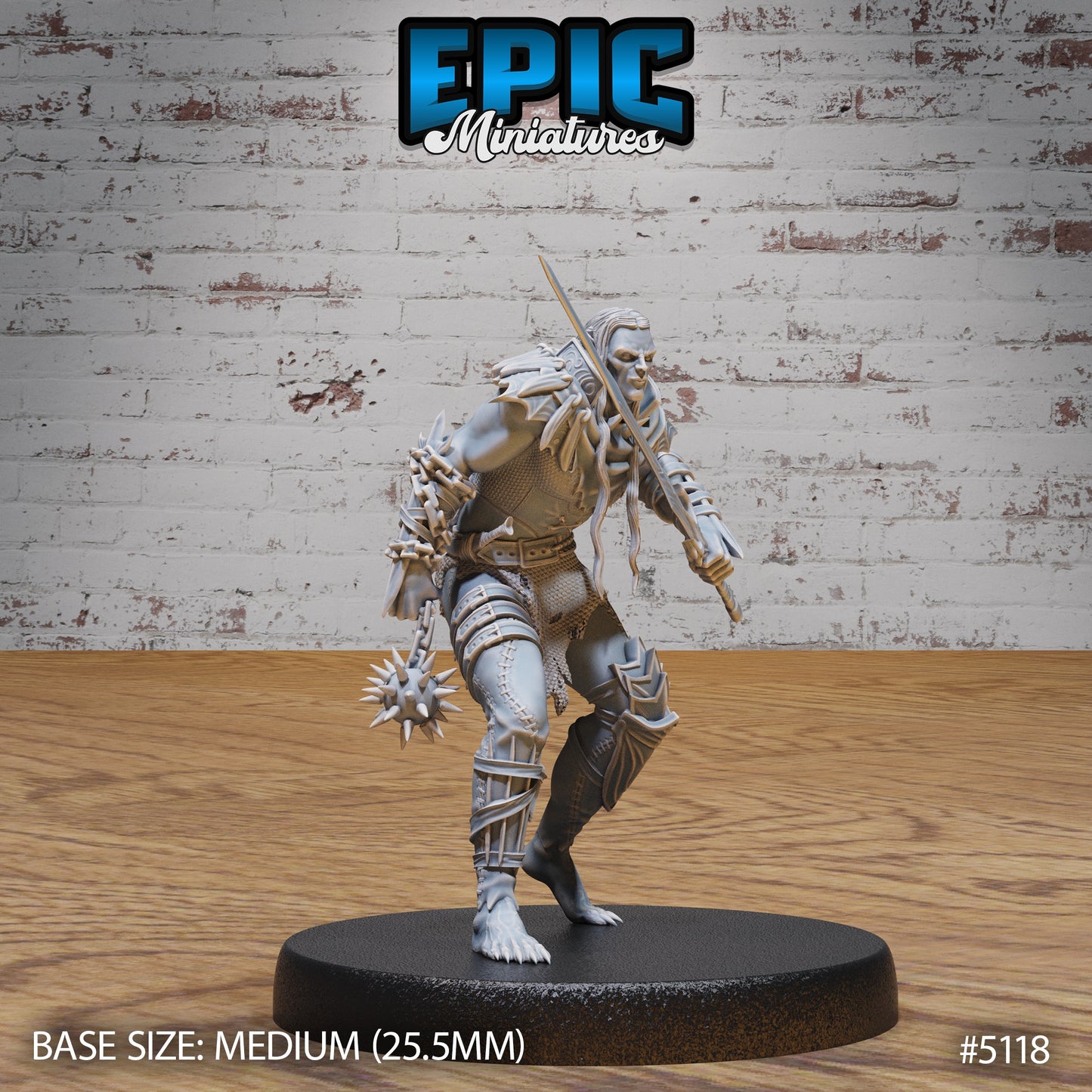 Slave Half-Drow Master – Dark Elf Warlord Miniatures – Dungeon Master Minis