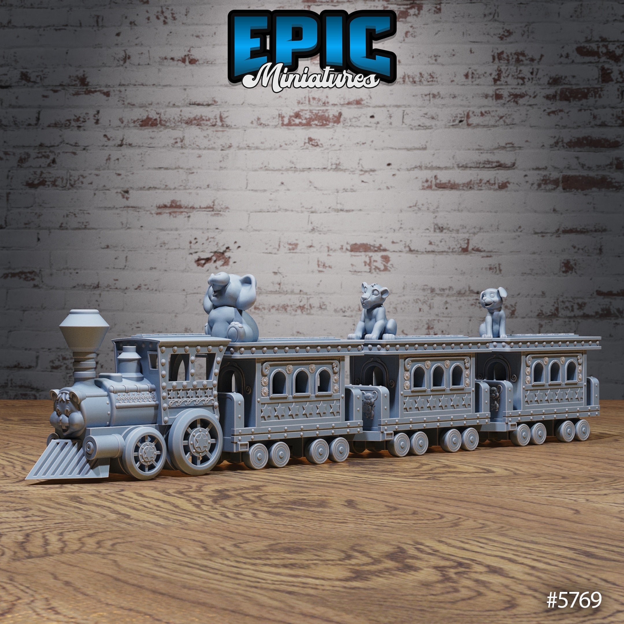 Train Ride - Carnival Scatter Terrain / Fairground Prop - Miniature ...