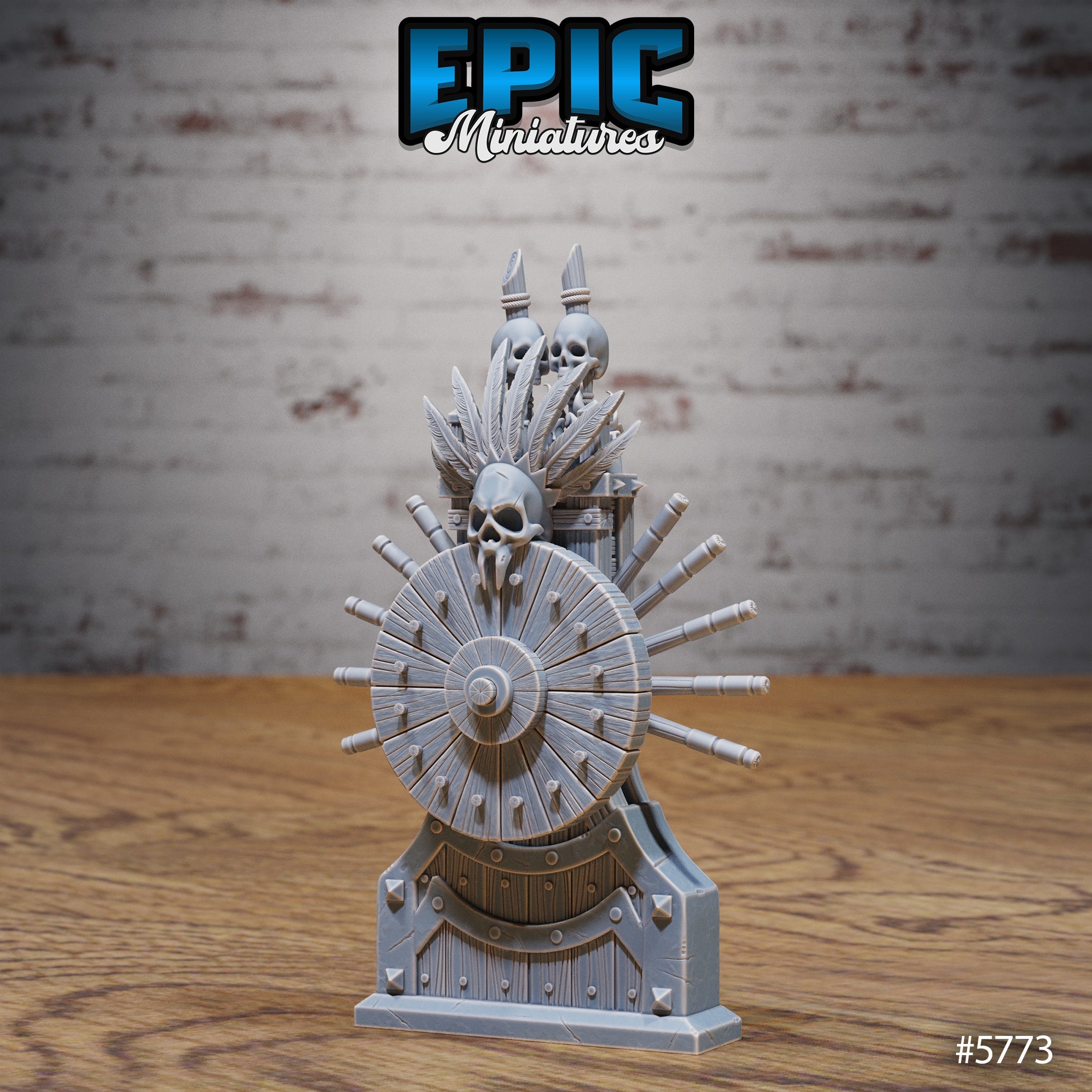 Dark Wheel of Fortune - Carnival Scatter Terrain / Fairground Prop ...