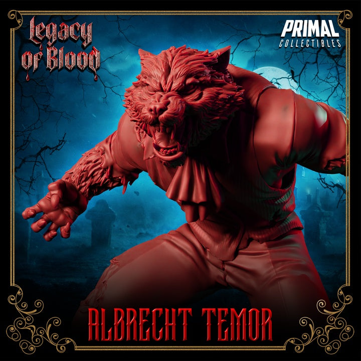 Albrecht Temor the Werewolf Lord – Dungeon Master Minis