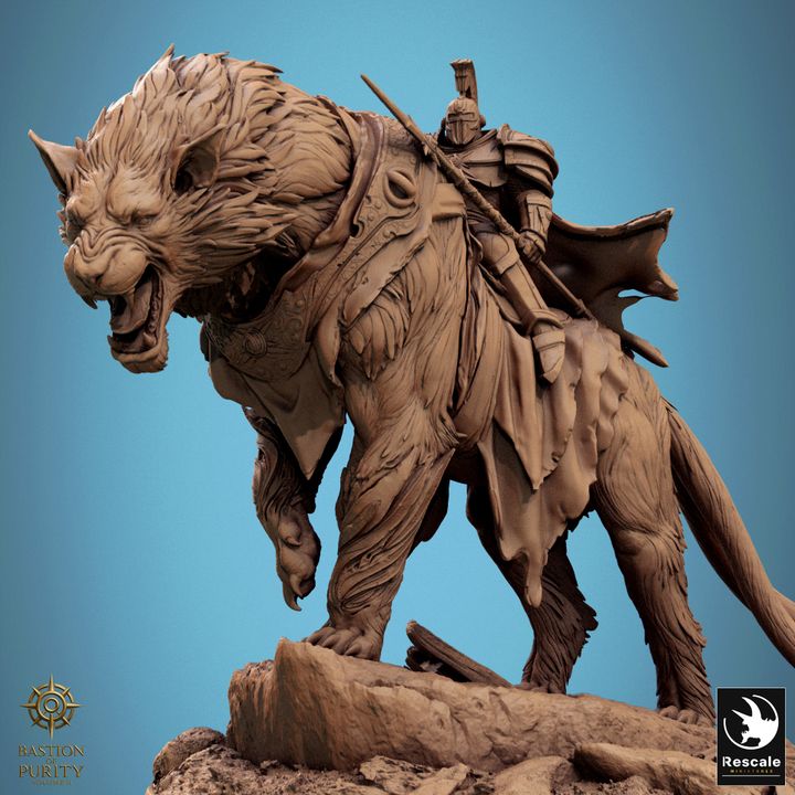 Feline Warden of the Prime - Beast Mount Miniature – Dungeon Master Minis