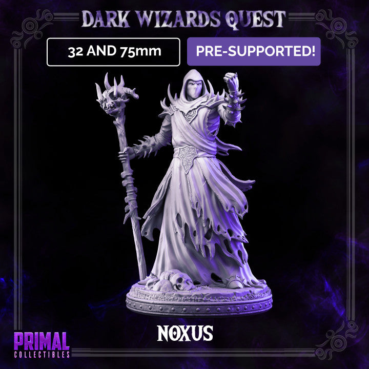 Noxus – Dark Wizard Boss Miniature – Dungeon Master Minis