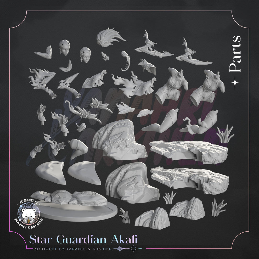 Star Guardian Akali - League of Legends - 1:8 Scale Figure – Dungeon ...