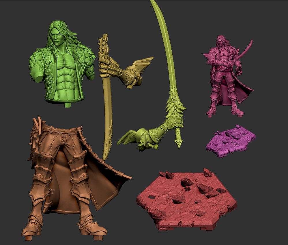 Alucard - Castlevania Inspired Miniature – Dungeon Master Minis