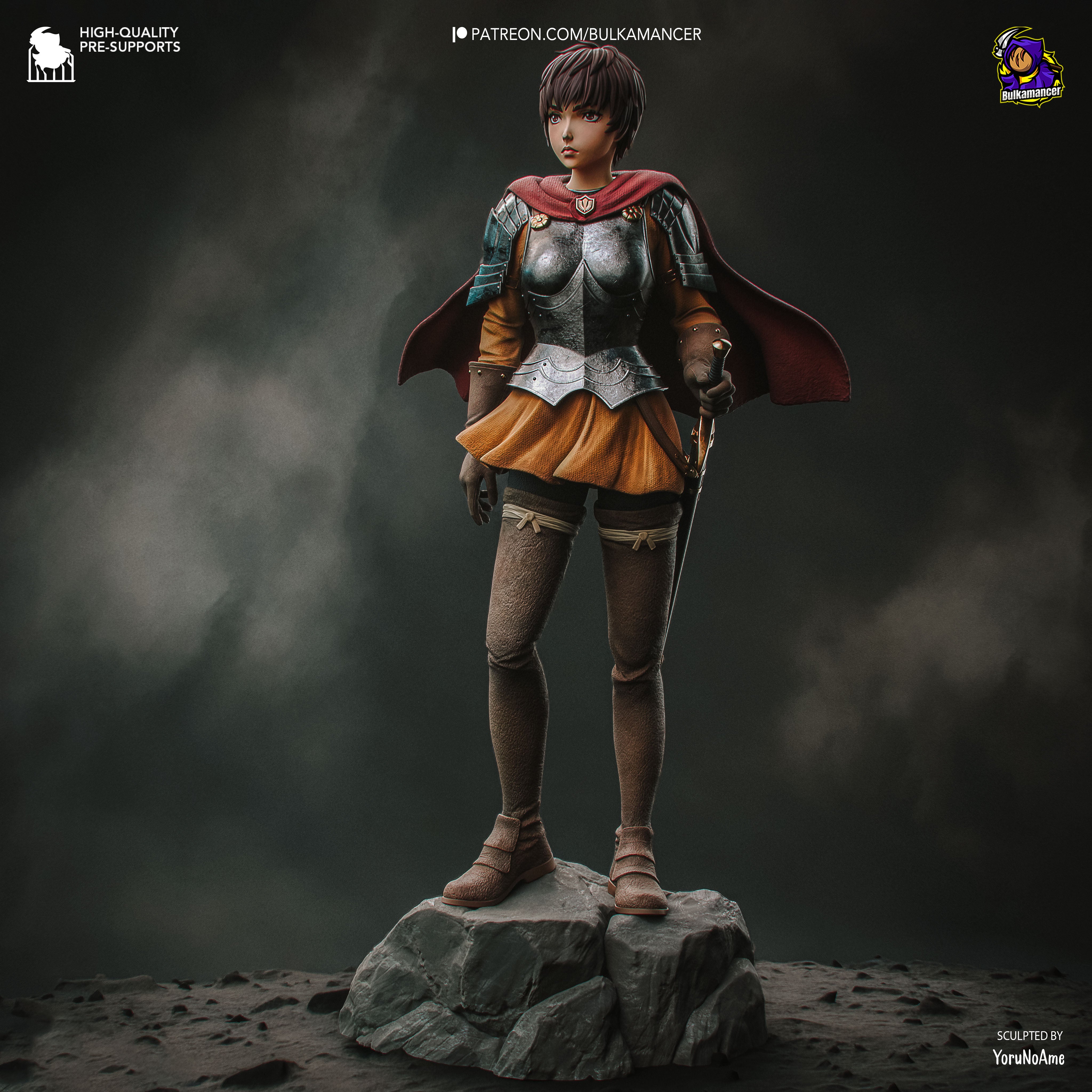 Casca - Berserk - The Golden Age Arc - 1:8 Scale Figure – Dungeon ...