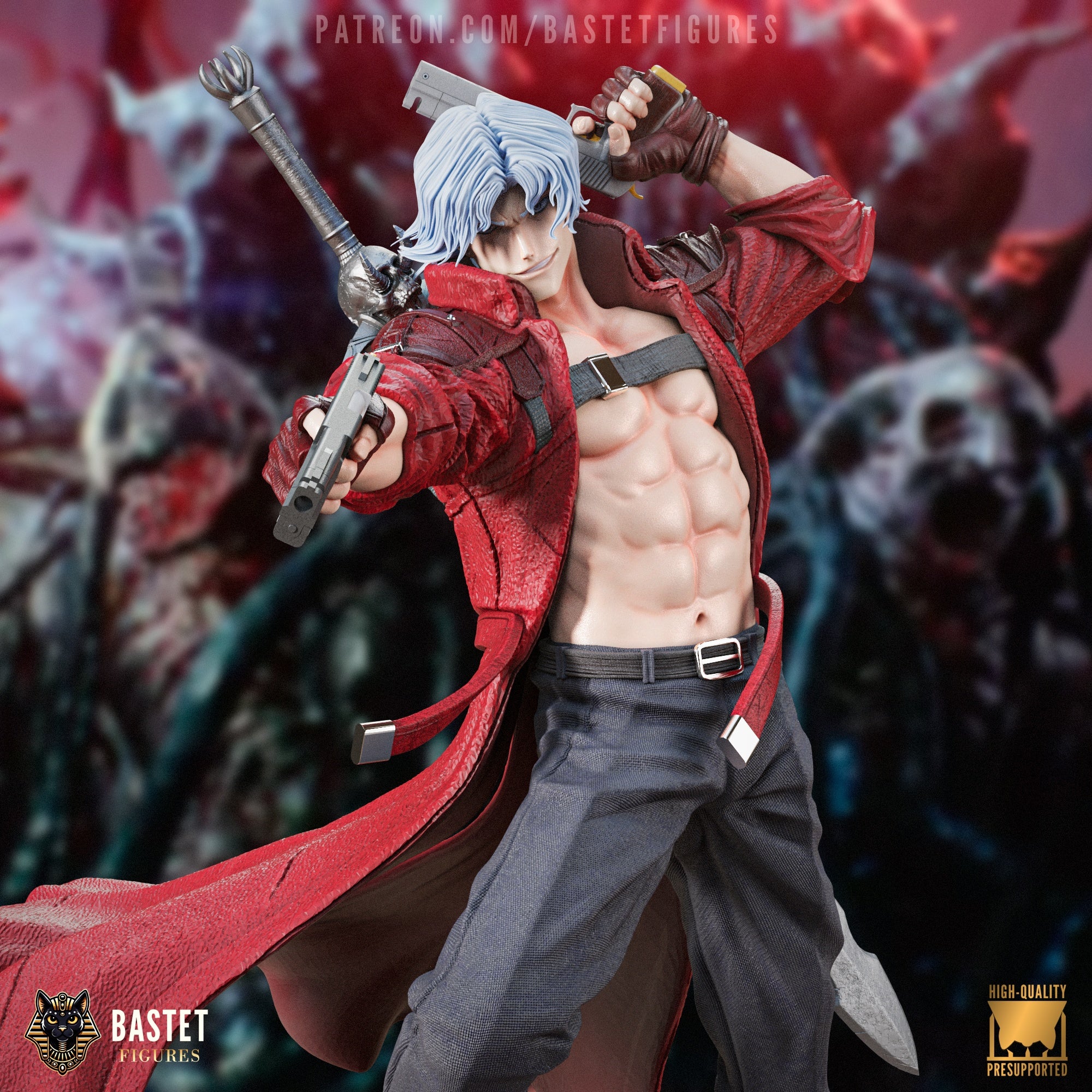 Dante - Devil May Cry - 1:8 Scale Figure & Bust – Dungeon Master Minis