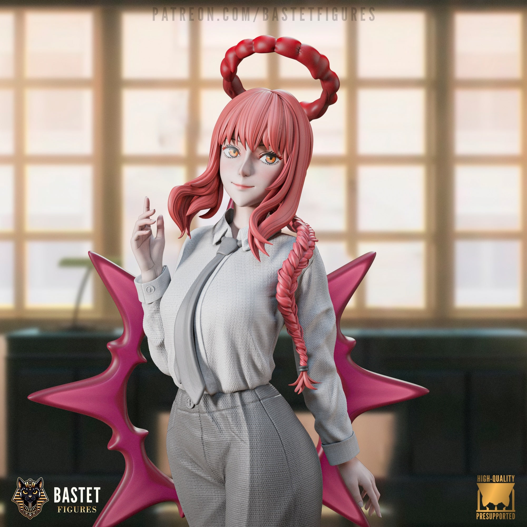 Makima - Chainsawman - 1:8 Scale, Bust, Keychain – Dungeon Master Minis