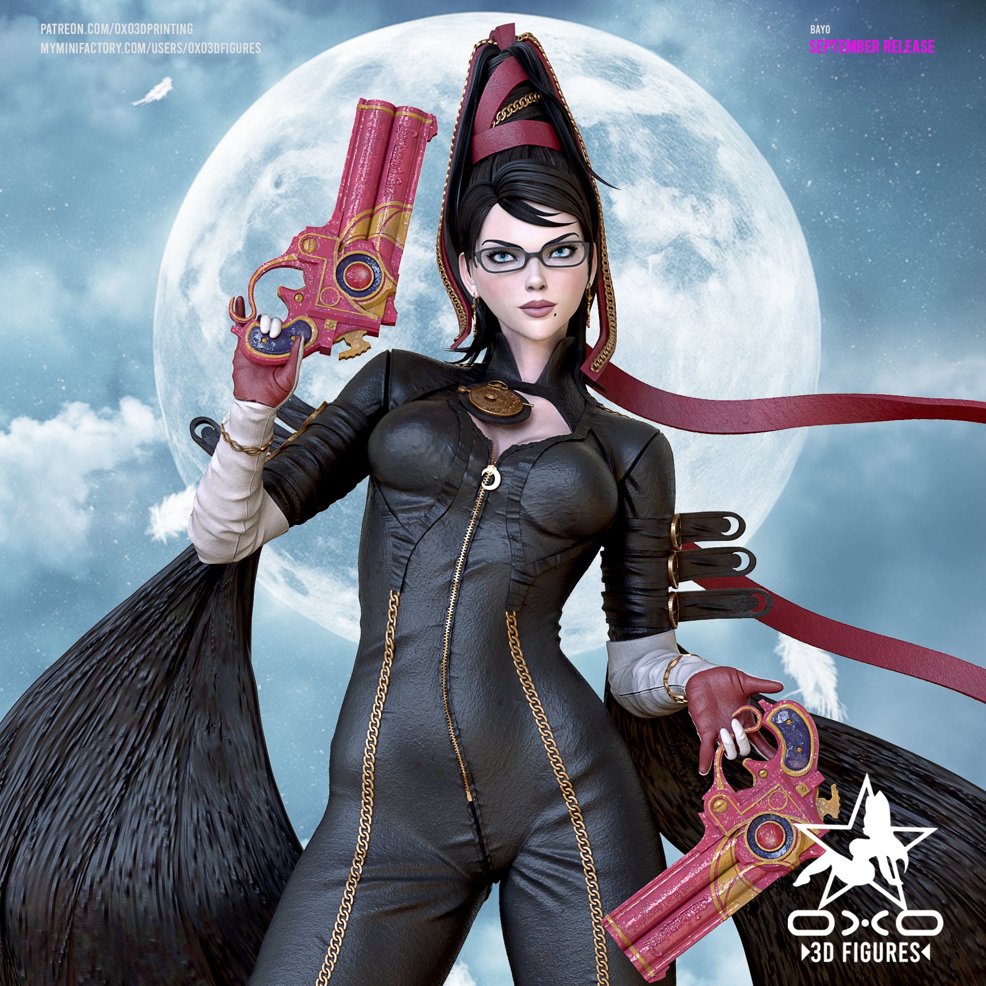 Bayonetta - Bayonetta (SFW/NSFW 18+) - 1:10 Scale – Dungeon Master Minis