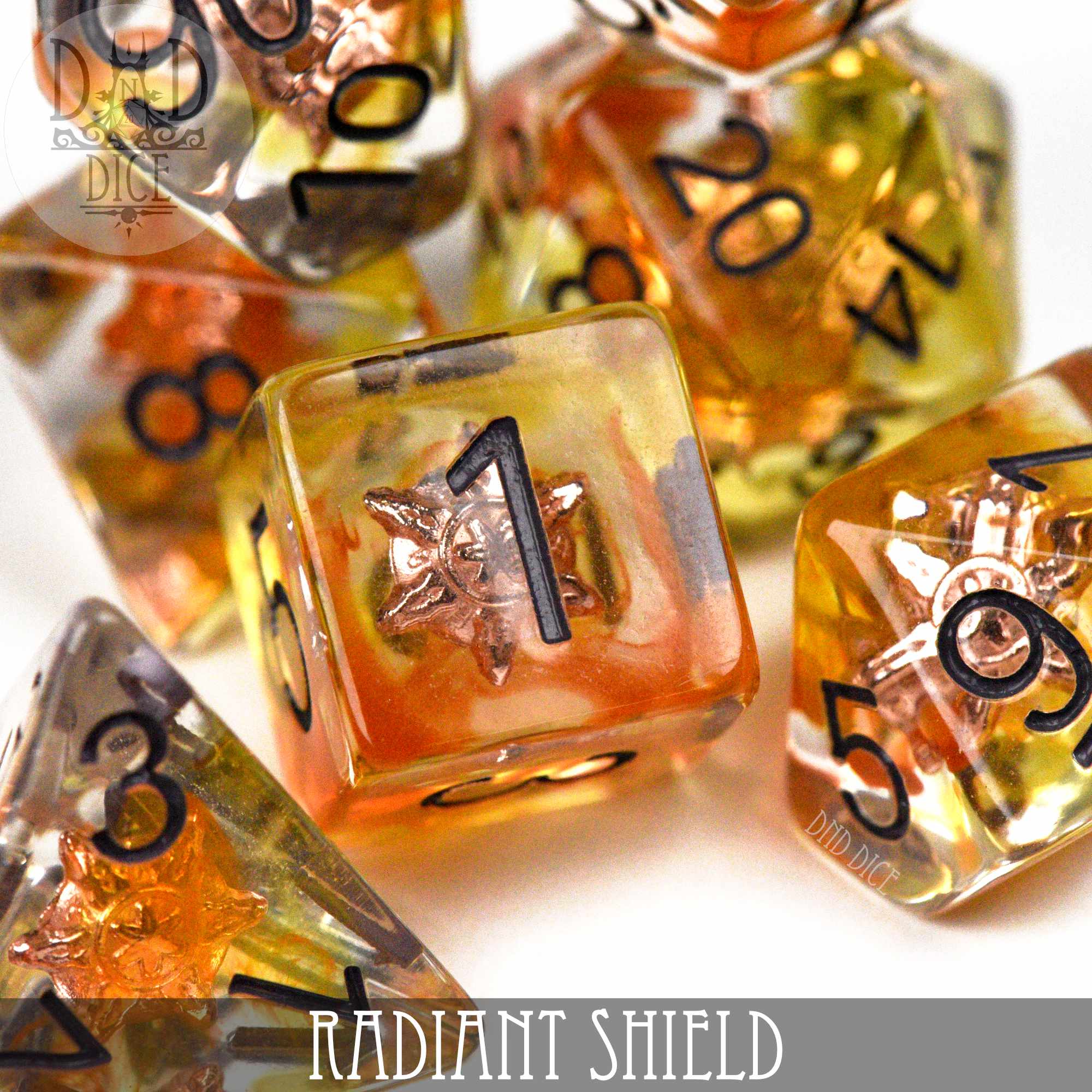 Radiant Shield Dice Set – Dungeon Master Minis