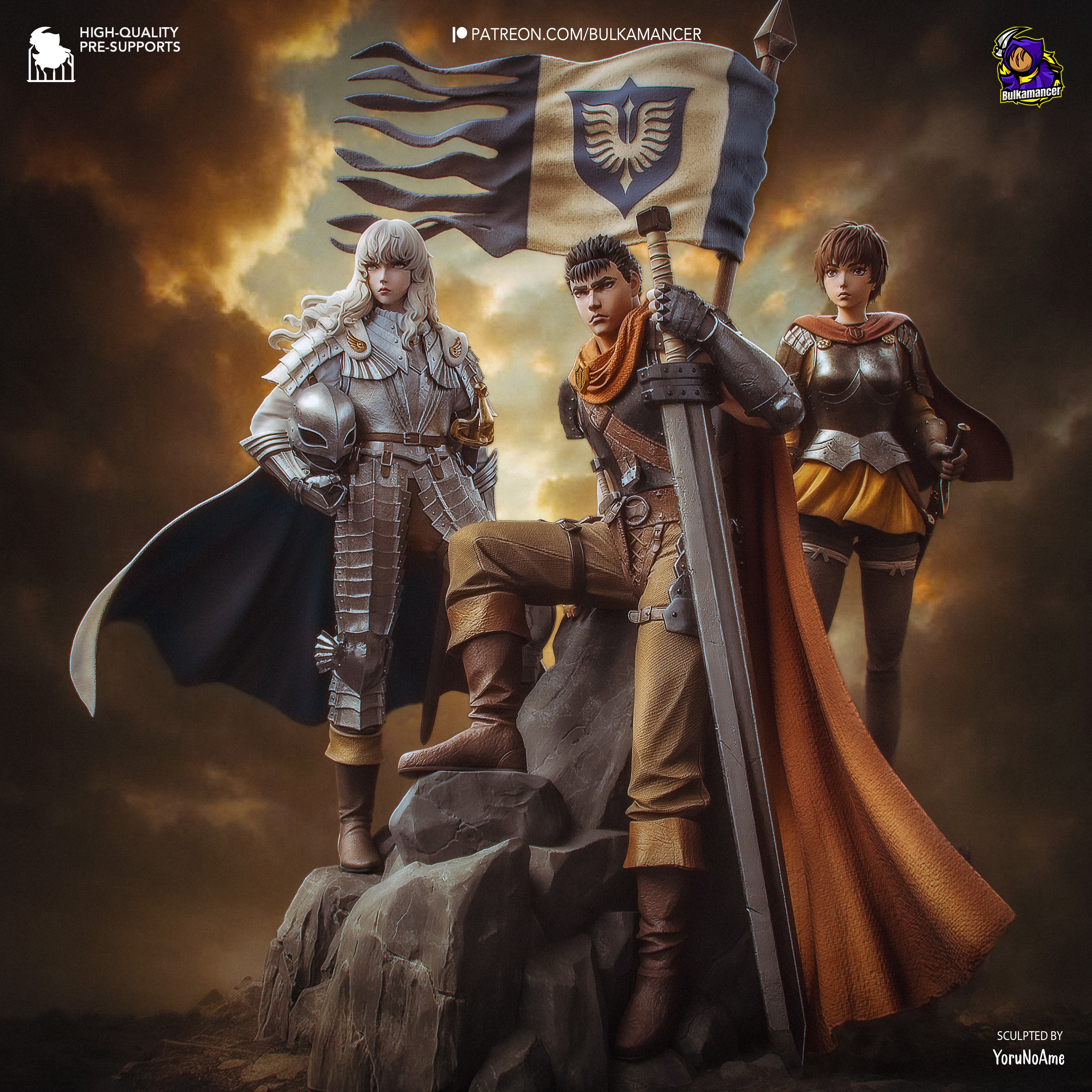 Bulkamancer Berserk Diorama - The Golden Age Arc - 1:8 Scale Figures ...