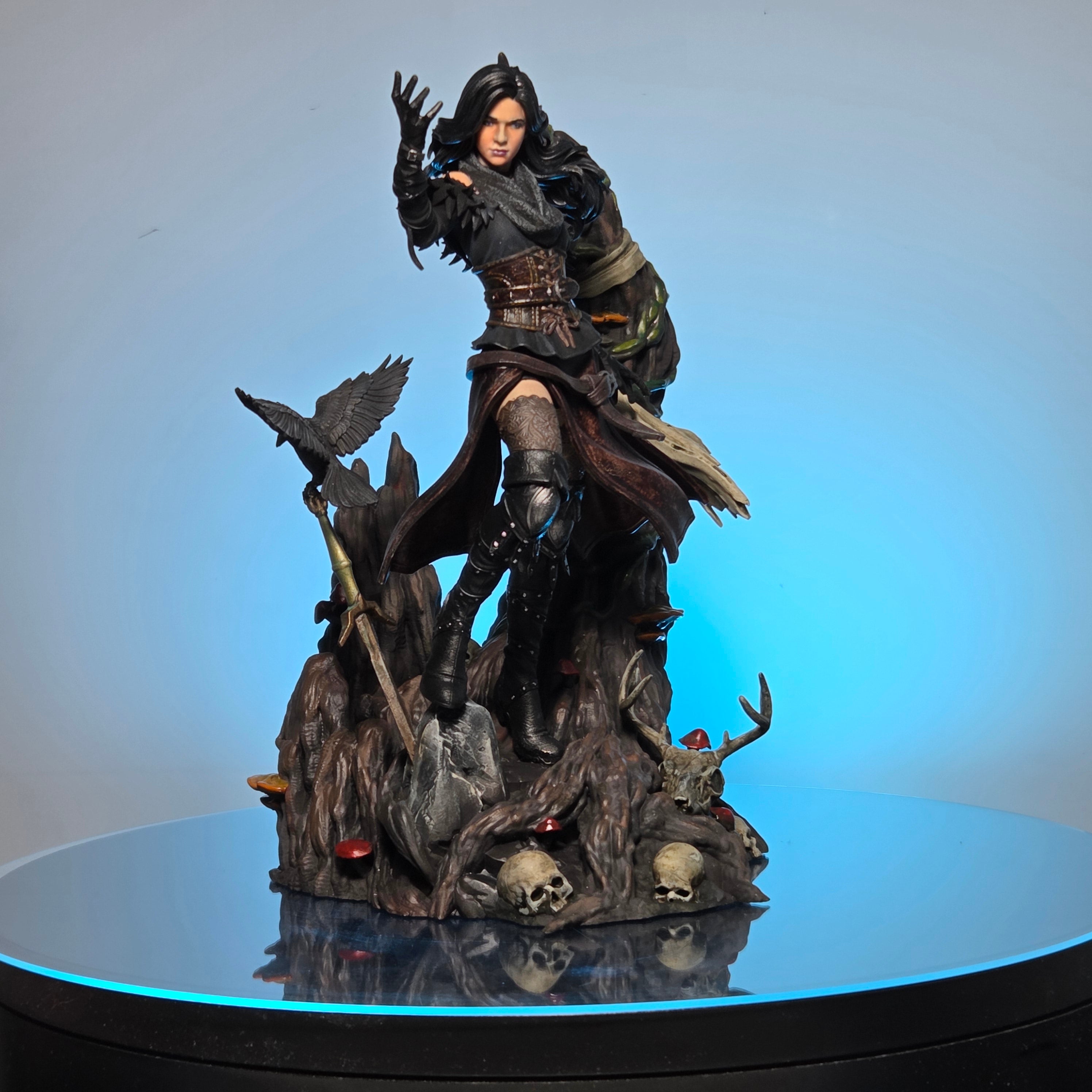 Yennefer - Witcher - 75mm, 1:10 Scale, Bust – Dungeon Master Minis