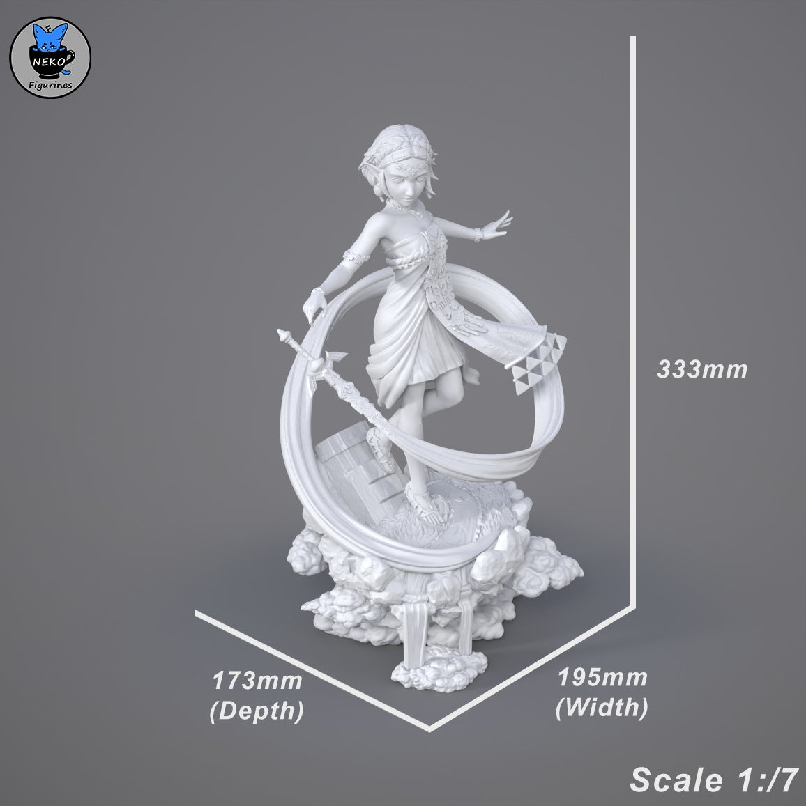 Zelda - Tears of the Kingdom - 1:7 Scale Figure - Dungeon Master Minis